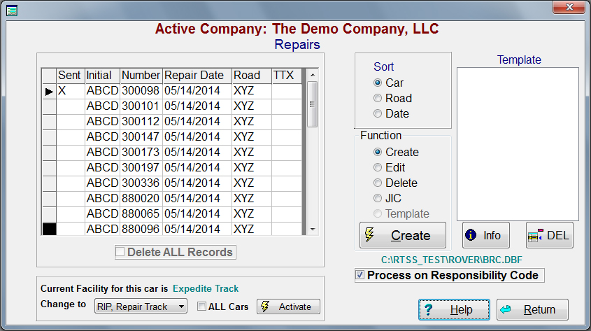 To view how the UMLER Air Brake Report works click here