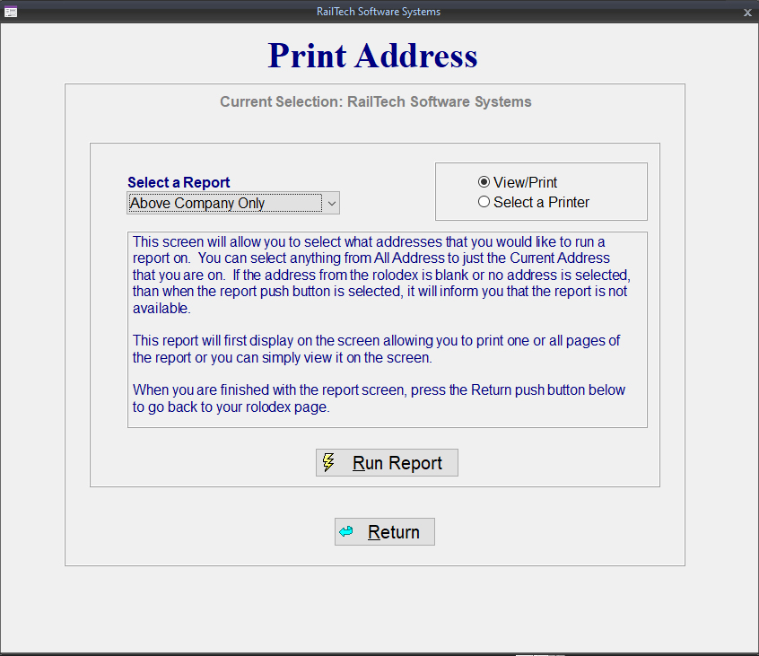 RailTech Software Systems
